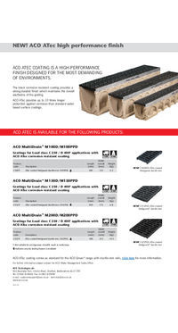 ACO MultiDrain MD gratings | ACO Water Management | ESI External Works