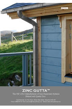 Zinc box gutter 65x90mm | Metal Gutta