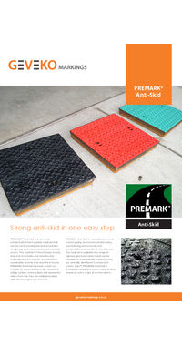 GripTech™ T Grip - Preformed Thermoplastic, anti-slip | Geveko Markings | ESI External Works