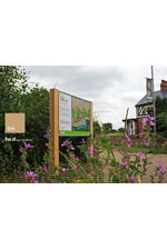 Tim interpretive signage for Leyton Jubilee Park | fwdesign