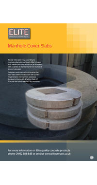 Precast concrete manhole cover slabs | Elite Precast Concrete | ESI ...