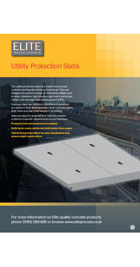 Precast concrete utility impact protection slabs | Elite Precast ...