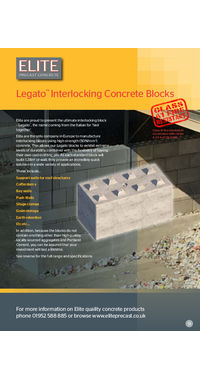 Legato™ interlocking concrete blocks | Elite Precast Concrete | ESI ...