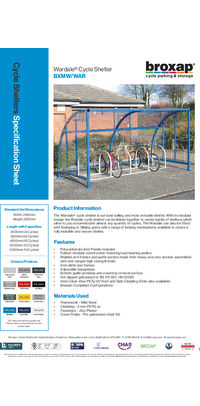 Wardale – modular steel cycle shelter | Broxap | ESI External Works