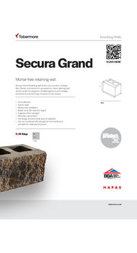 Secura Grand Concrete Retaining Walls | Tobermore | ESI External Works