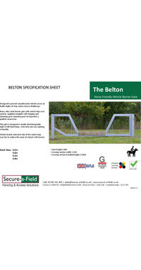 Vehicle barrier gates and Inhibitors | Secure-a-Field | ESI External Works