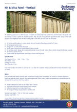 Hit and Miss - vertical timber fencing | Jacksons Fencing