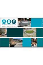 ASF 6004 stainless steel seat | Architectural Street Furnishings