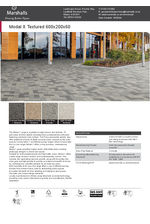 Modal X - concrete flag paving, textured | Marshalls