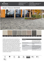 Modal X - concrete flag paving, textured | Marshalls