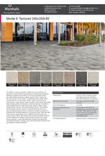 Modal X - concrete flag paving, textured | Marshalls