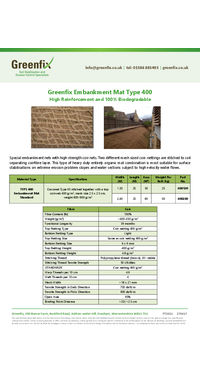 Embankment Mat heavy-duty erosion control blankets | Greenfix Soil ...