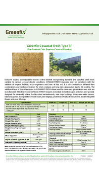 Covamat™ Fresh pre-seeded erosion control blankets | Greenfix Soil ...