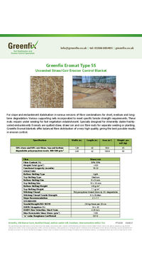 Eromat™ Unseeded Erosion Control Blankets | Greenfix Soil Stabilisation ...