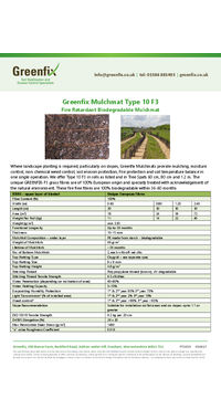 F3 fire-retardant erosion control | Greenfix Soil Stabilisation ...