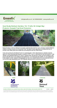 Geoweb® Tree Root Protection - Case Study Bodnant Garden | Greenfix ...