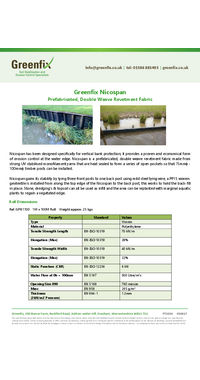 Nicospan vertical bank protection | Greenfix Soil Stabilisation ...