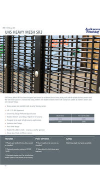 UHS Heavy Mesh SR3 | Jacksons Fencing | ESI External Works