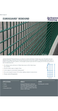 Euroguard® Rebound sports fencing | Jacksons Fencing | ESI External Works