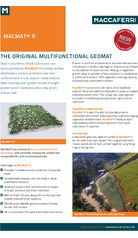 MacMat® R - reinforced geomat for slopes and channels | Maccaferri