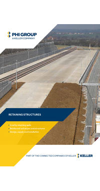 Permacrib retaining wall for social housing development | Phi Group ...