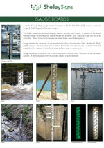 water level gauge board