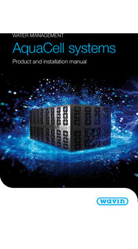 AquaCell Plus-R modular stormwater attenuation unit | Wavin | ESI ...