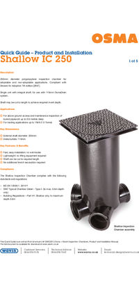 Osma shallow inspection chambers | Wavin | ESI External Works