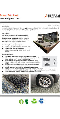 Bodpave™ 40 interlocking cellular porous paving | Terram | ESI External ...