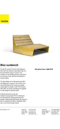 Outdoor seating for Republic, East India Docks | Vestre Ltd | ESI ...