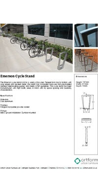 Emerson Cycle Stand | Artform Urban Furniture | ESI External Works