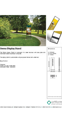 Senna Display Stand | Artform Urban Furniture | ESI External Works