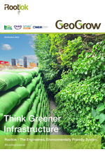 Rootlok system for vegetated retaining wall on footway | GeoGrow