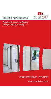 Whiteboard movable wall partitions | Moving Designs | ESI Building Design