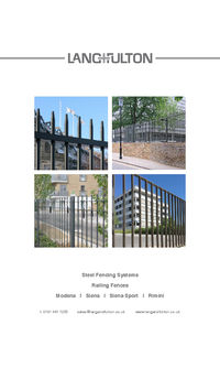 Rimini railing fence | Lang+Fulton | ESI External Works