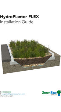 HydroPlanter Flex - flexible rain garden system | GreenBlue Urban Ltd ...