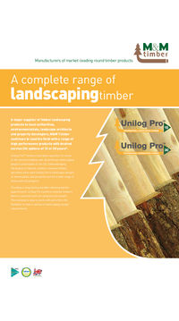 UniLog timber retaining walls for private garden | M&M Timber | ESI ...