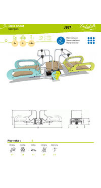 Springer wheelchair-accessible seesaw - J987® | Proludic Play & Sports ...