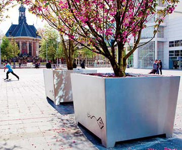 Corten steel tree planters | EXTERNAL WORKS