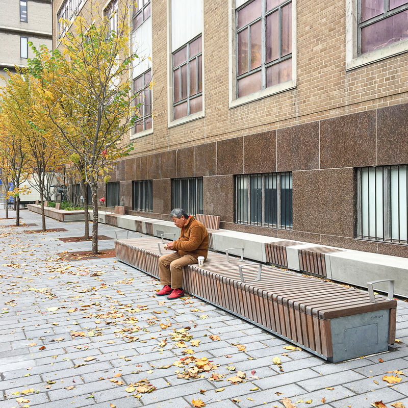 Images for Solid Skirt Crosswise Benches