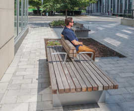 Solid 12 Benches | Streetlife | ESI External Works