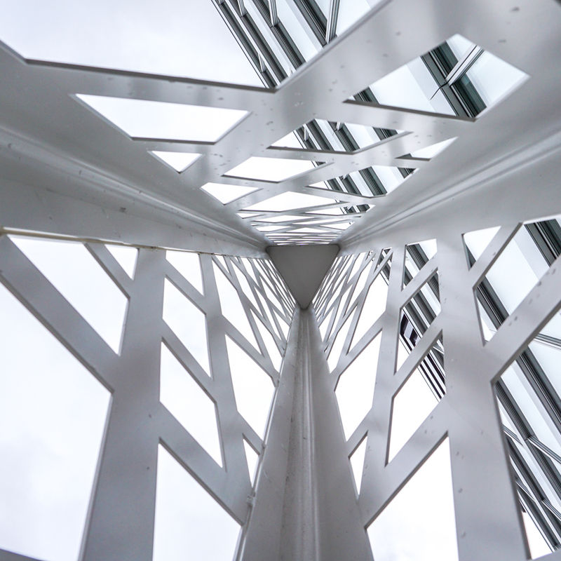 Decorative Open Pillars light Scandinavian media cluster | Images