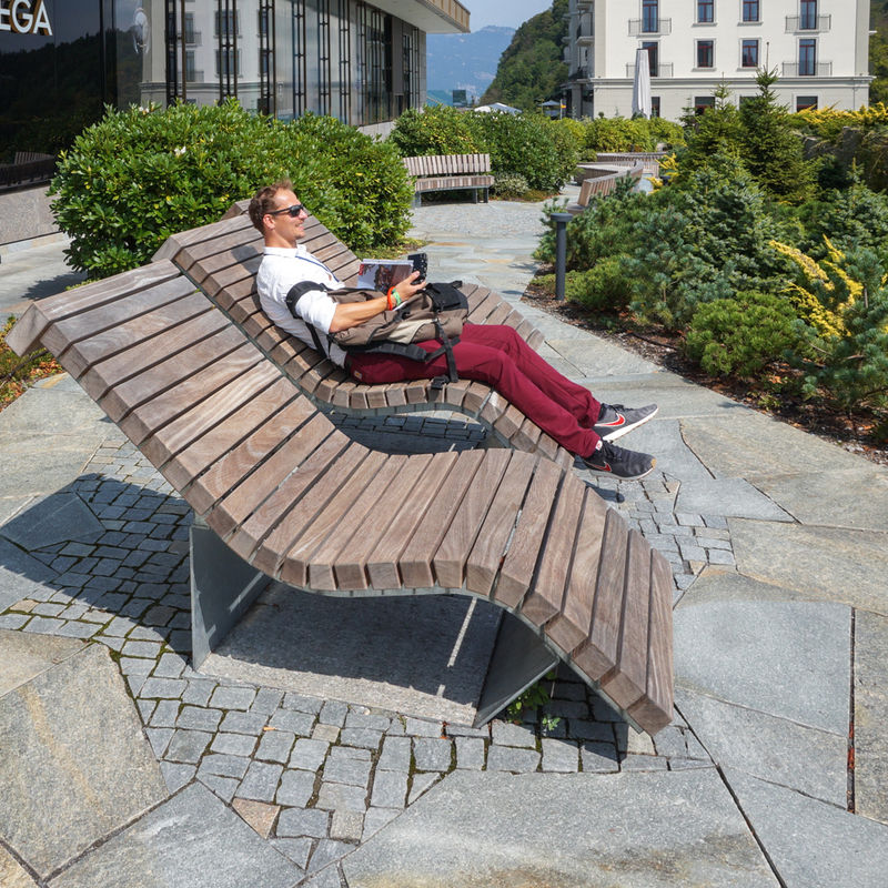 Range of external seating for Alpine garden | Images