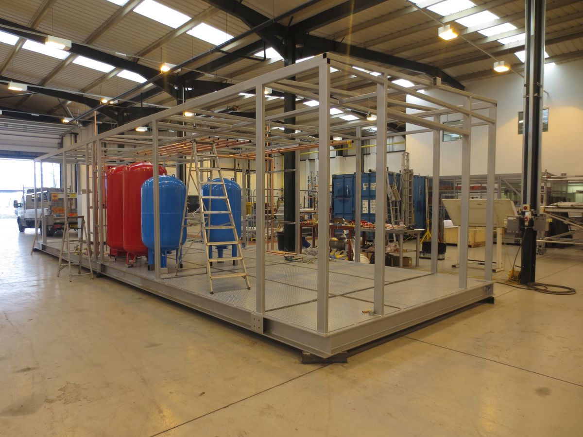 Packaged plantroom for heating and water requirements | Constant Air ...