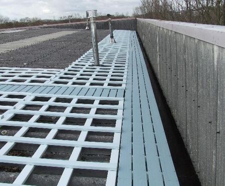Flexideck roof access walkway system | Safetyworks & Solutions | ESI ...
