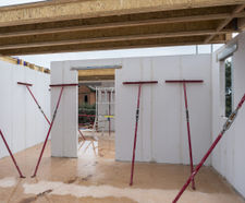 Celcon Vertical Wall Panels: offsite MMC housebuilding system | H+H UK