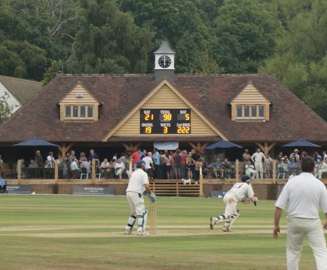 Oak-framed sports pavilions | Round Wood of Mayfield