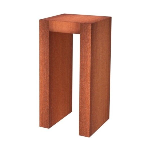 Mensa Corten Steel U-Plinth Landscape Feature | Images