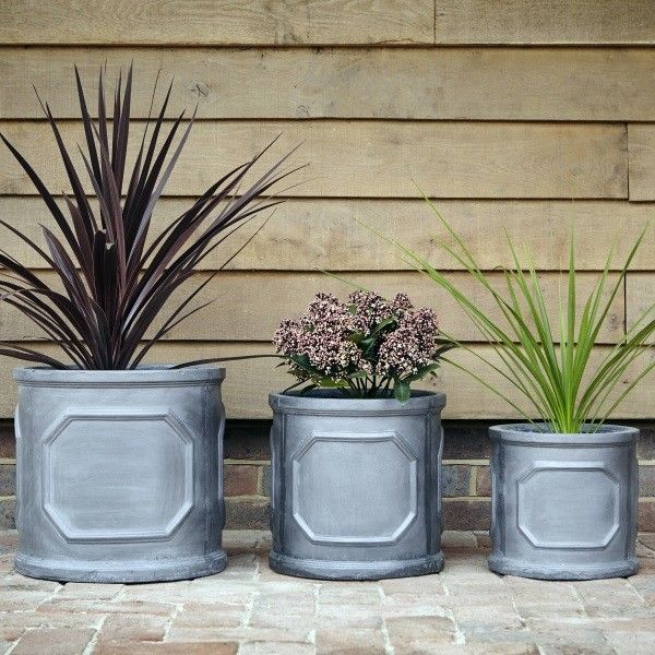 Clayfibre Chelsea box, trough & cylinder garden planters | Images