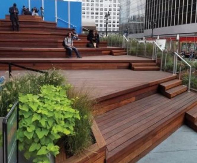 Cumaru hardwood smooth decking | Round Wood of Mayfield